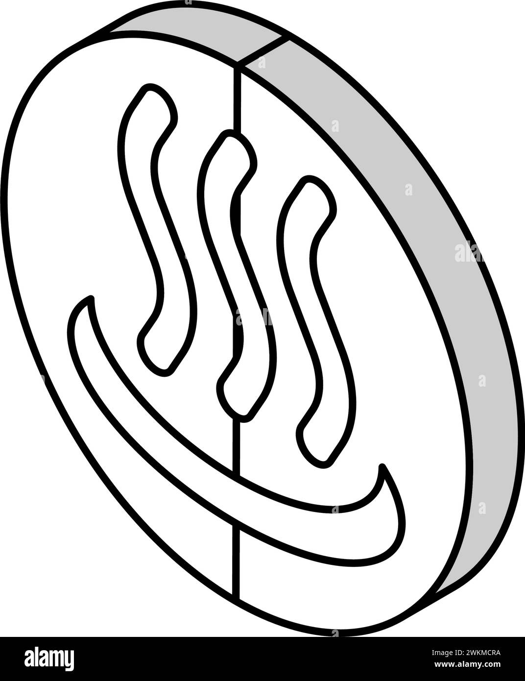 heat symbol isometric icon vector illustration Stock Vector Image & Art ...