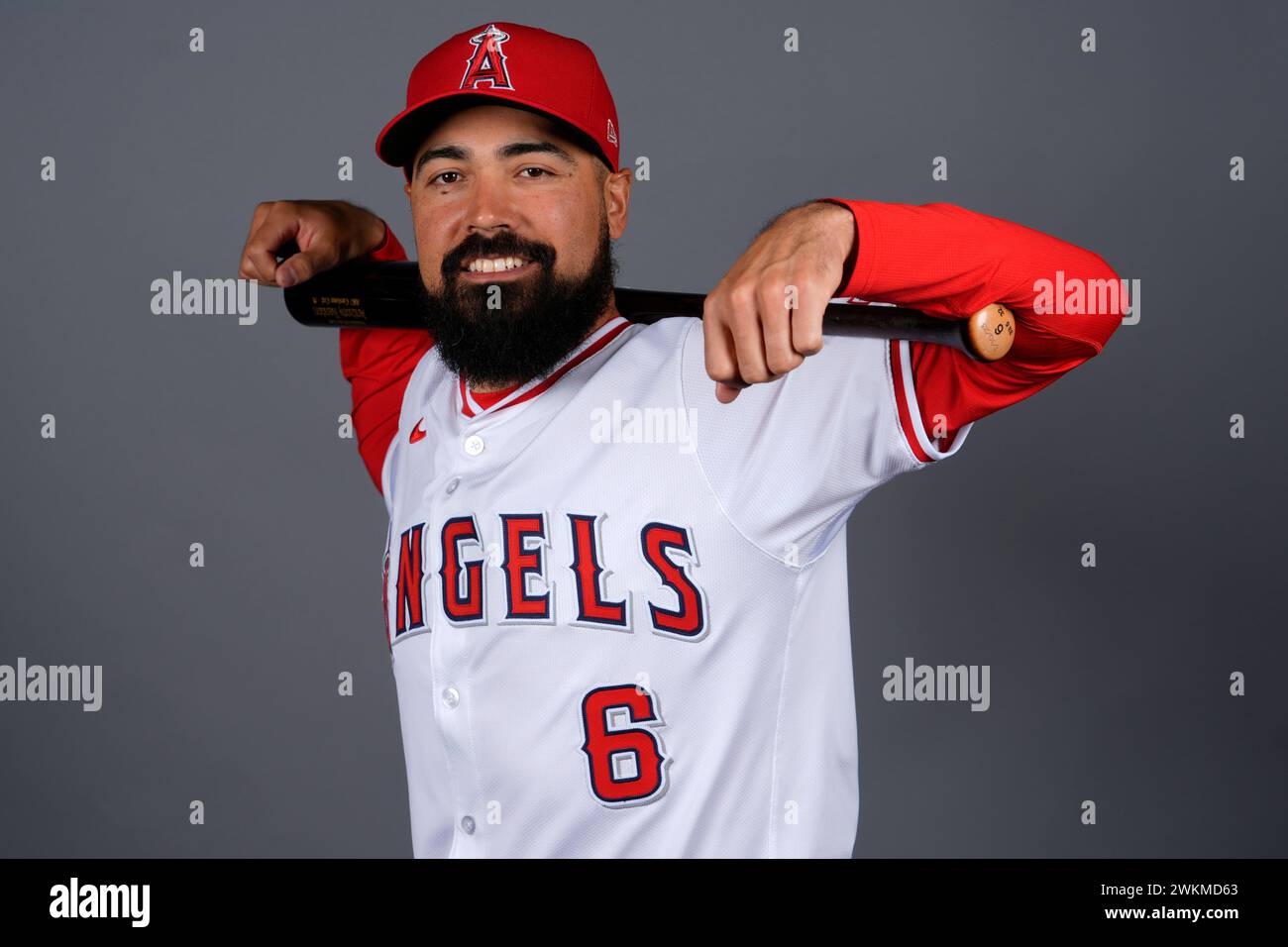 This is a 2024 photo of Anthony Rendon of the Los Angeles Angels ...