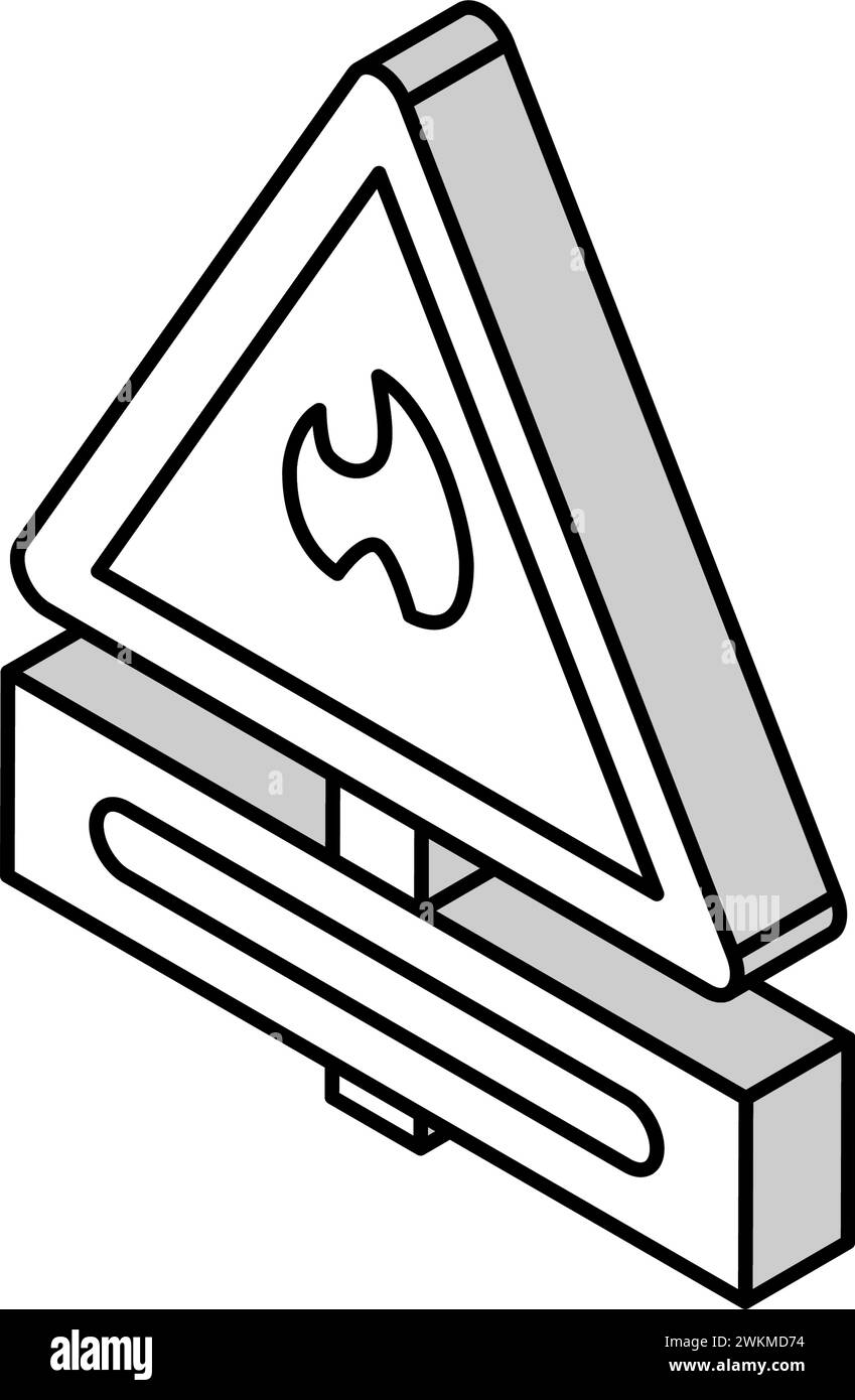 safety gas service isometric icon vector illustration Stock Vector ...