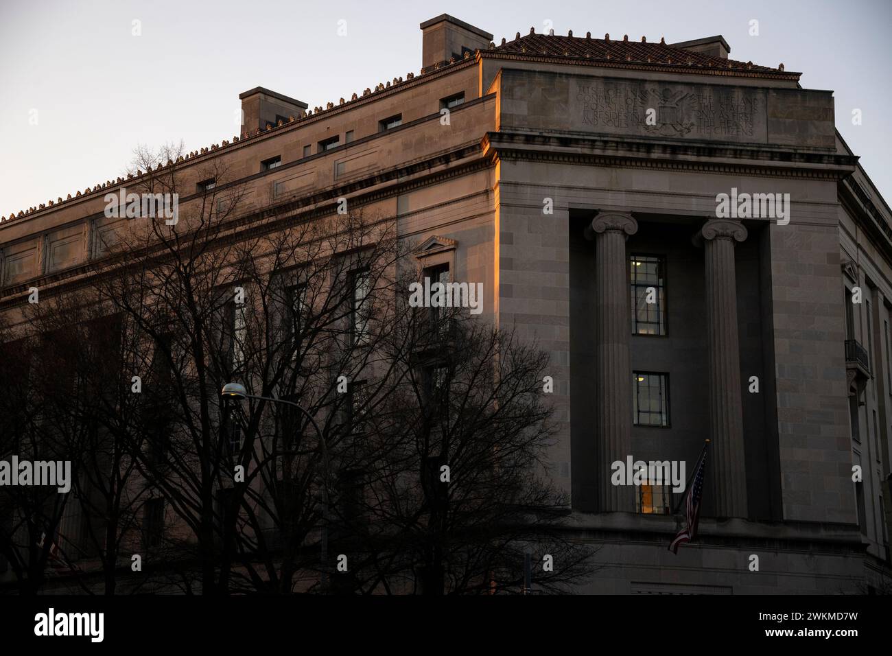 Washington, USA. 21st Feb, 2024. A general view of the U.S. Department ...