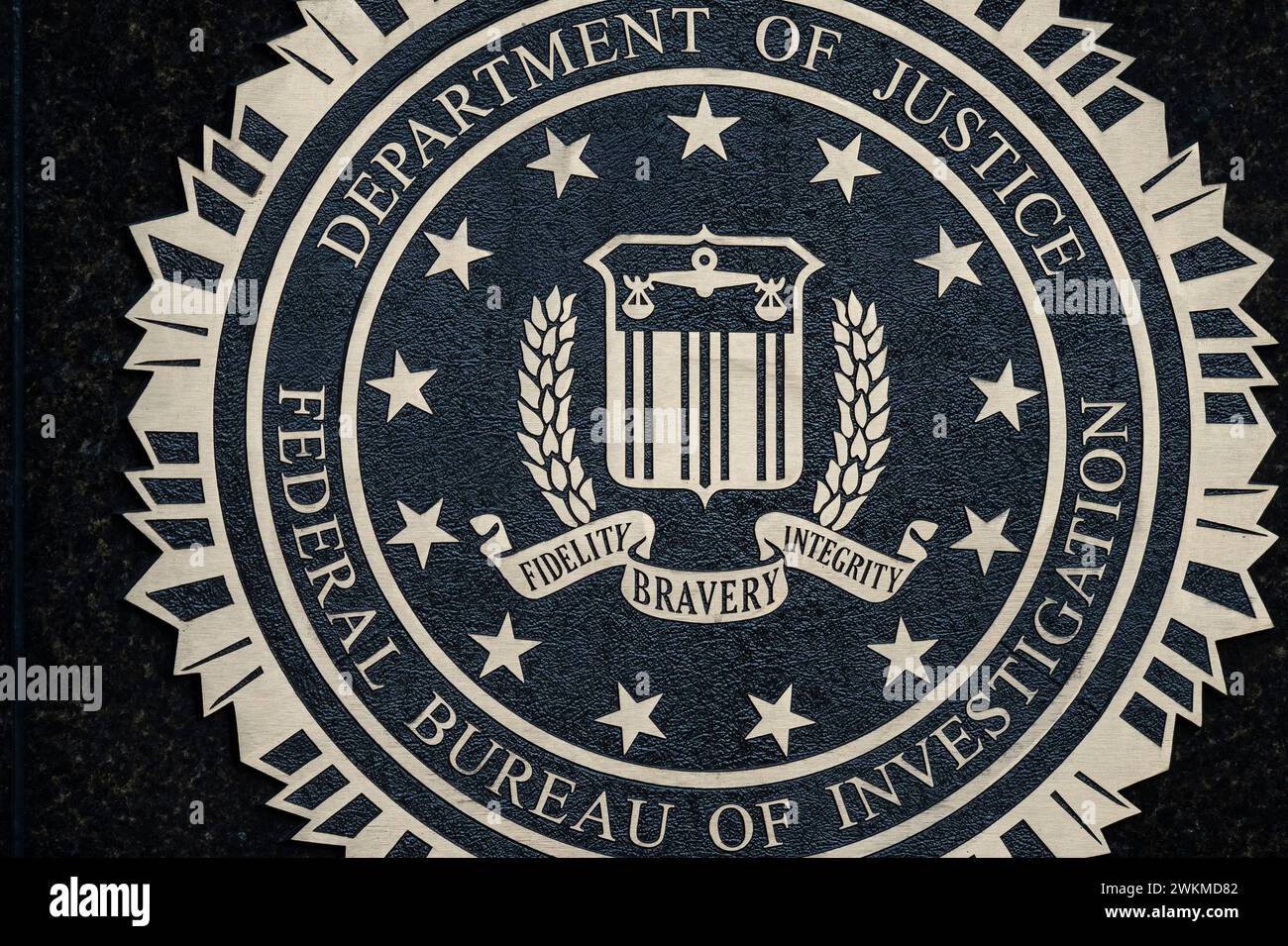 Washington, USA. 21st Feb, 2024. A detail view of the U.S. Federal ...