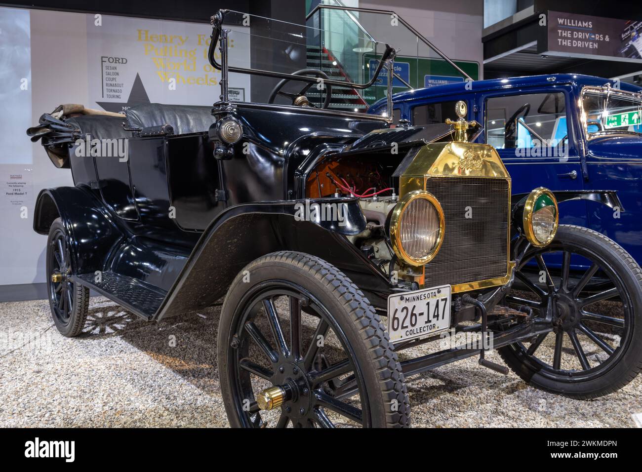 Sparkford.Somerset.United Kingdom.January 7th 2024.A 1921 Ford Model T ...