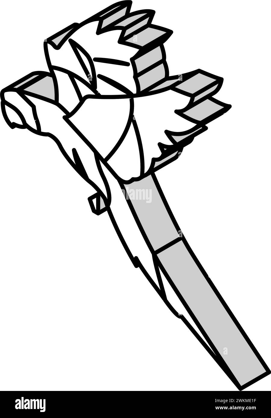 scarlet macaw flying parrot bird isometric icon vector illustration ...