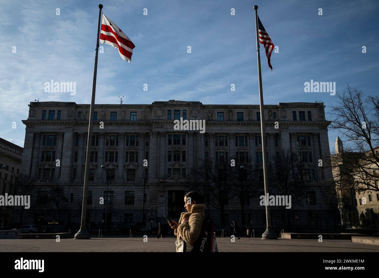 Washington, USA. 21st Feb, 2024. A general view of the John A. Wilson ...