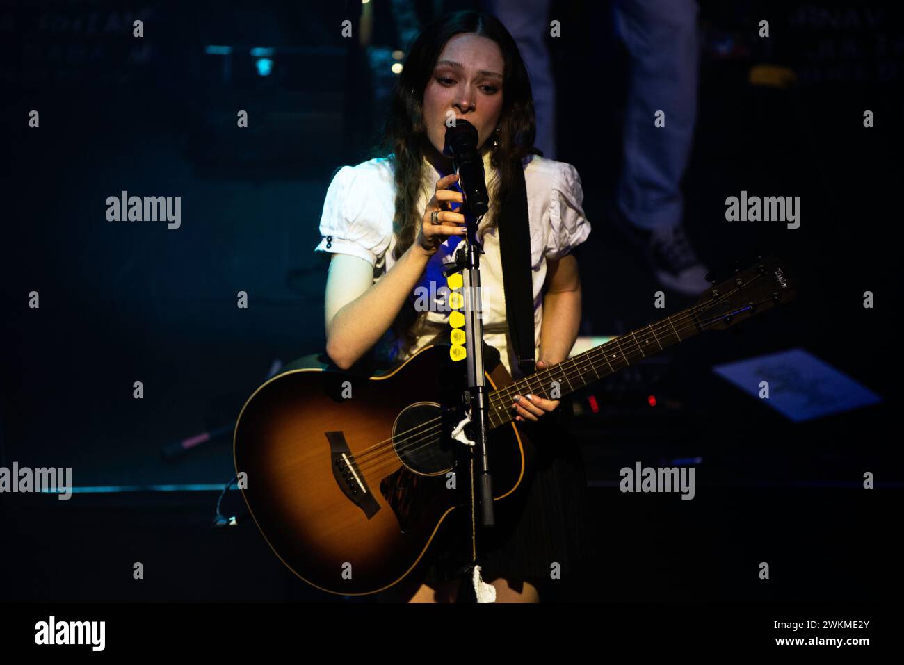English singer-songwriter, Holly Humberstone, performing live at the ...