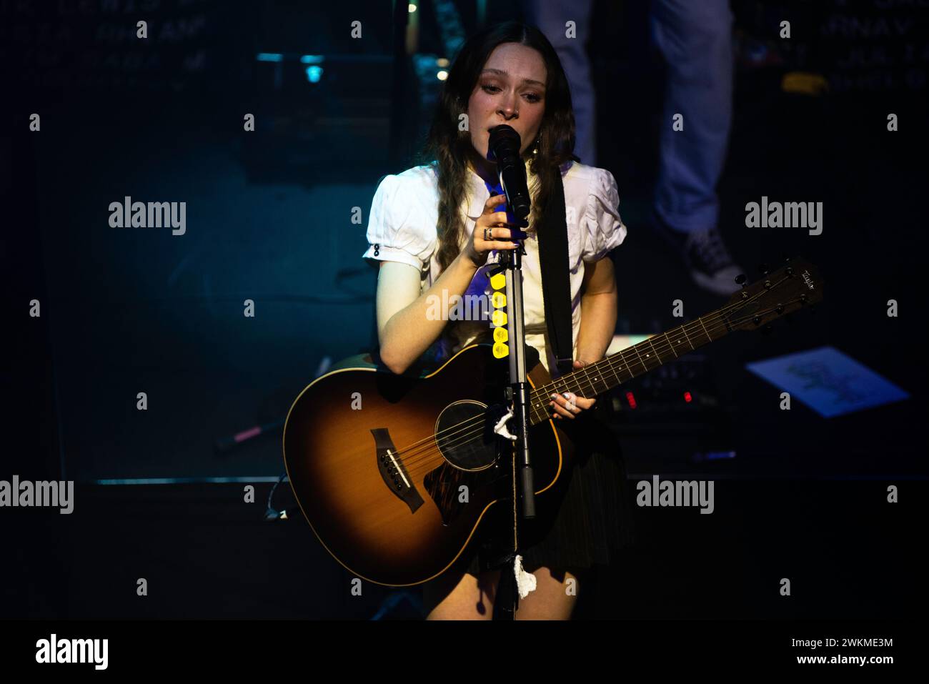English singer-songwriter, Holly Humberstone, performing live at the ...