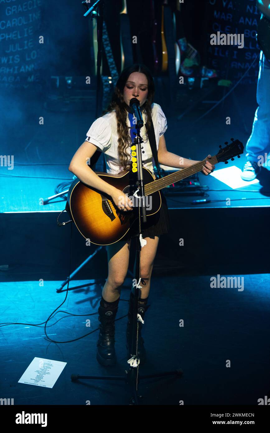 English singer-songwriter, Holly Humberstone, performing live at the ...