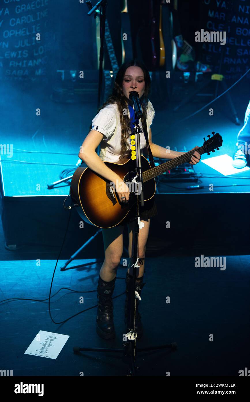 English singer-songwriter, Holly Humberstone, performing live at the ...