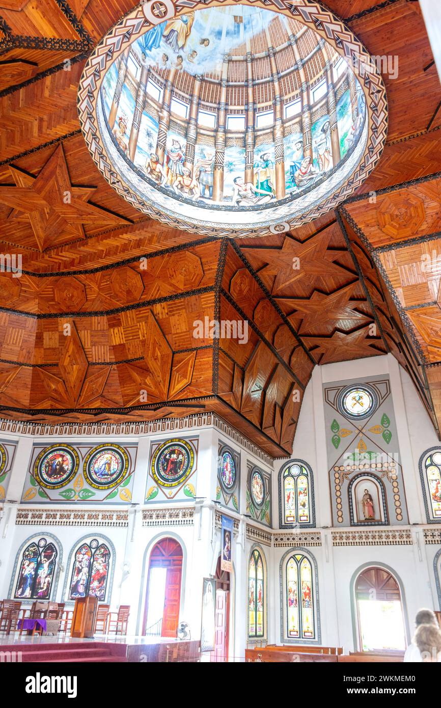 Interior nave and dome, Cathedral of the Immaculate Conception, Beach ...