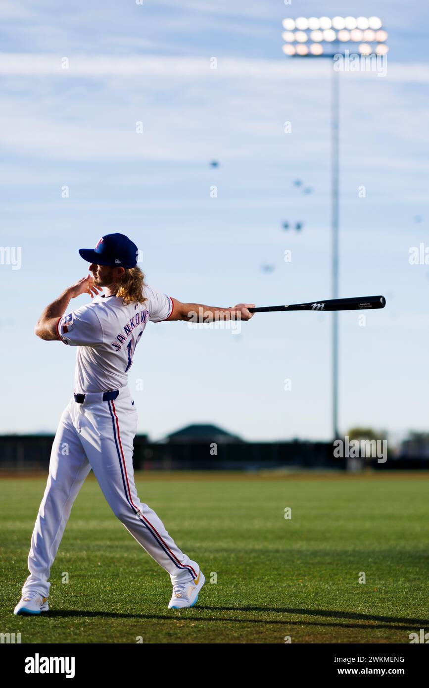 SURPRISE, AZ - FEBRUARY 20: Outfielder Travis Jankowski (16) poses for ...