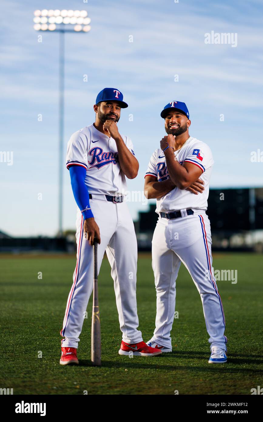 SURPRISE, AZ - FEBRUARY 20: Outfielder Derek Hill (75) and Infielder ...
