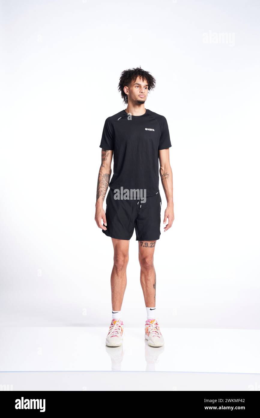 Dallas Mavericks center Dereck Lively II poses for a portrait on July ...