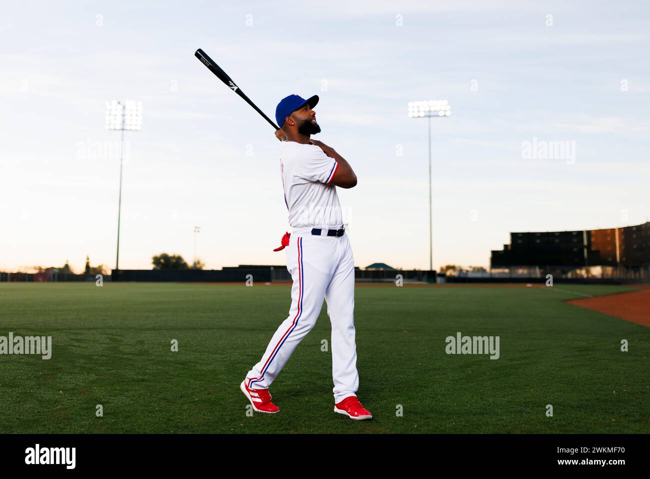 SURPRISE, AZ - FEBRUARY 20: Outfielder Sandro Fabian (81) poses for a ...