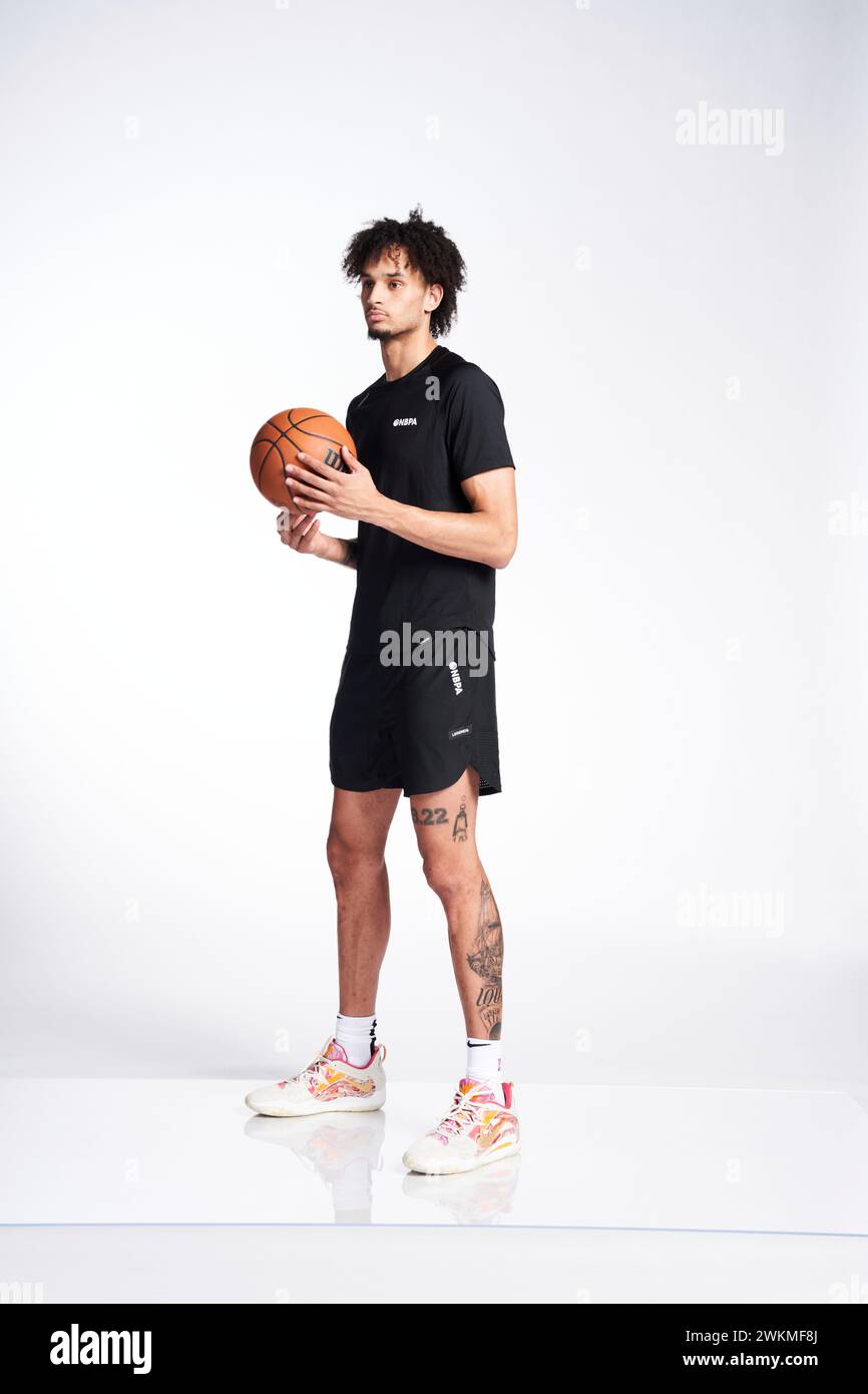 Dallas Mavericks center Dereck Lively II poses for a portrait on July ...