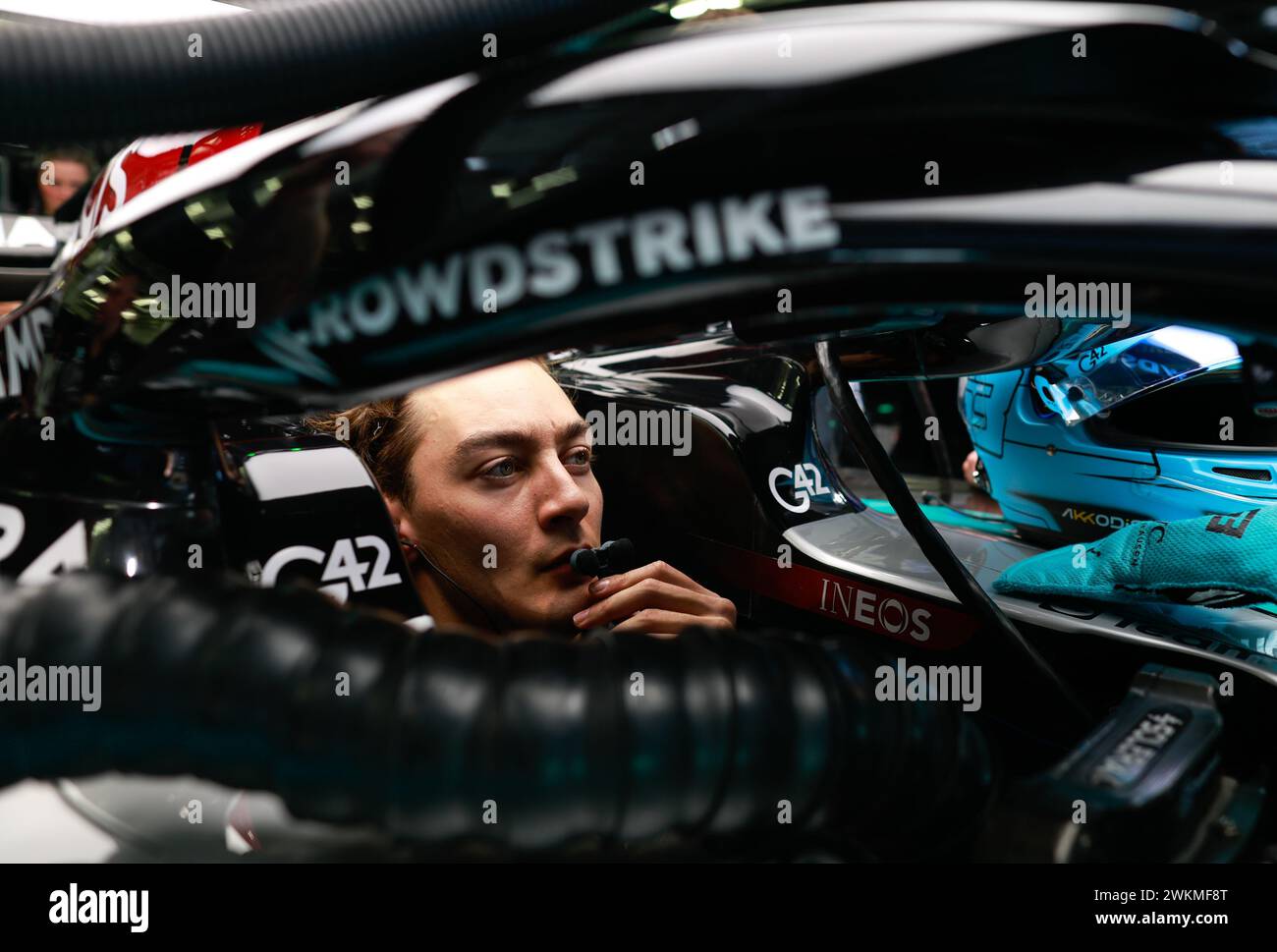 George russell february 2024 f1 hi-res stock photography and images - Alamy