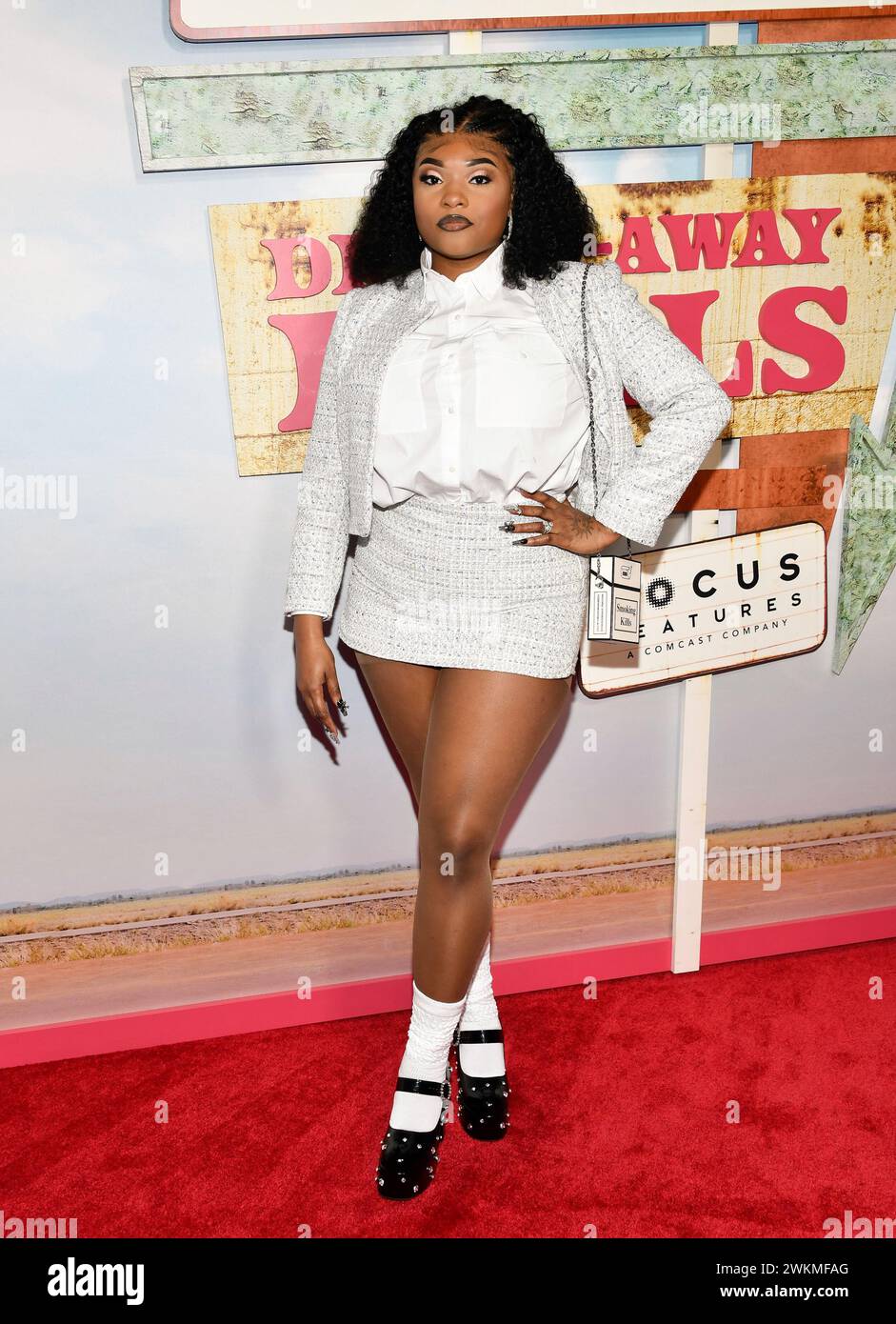 Witshell Simon attends the premiere of "Drive-Away Dolls" at AMC ...