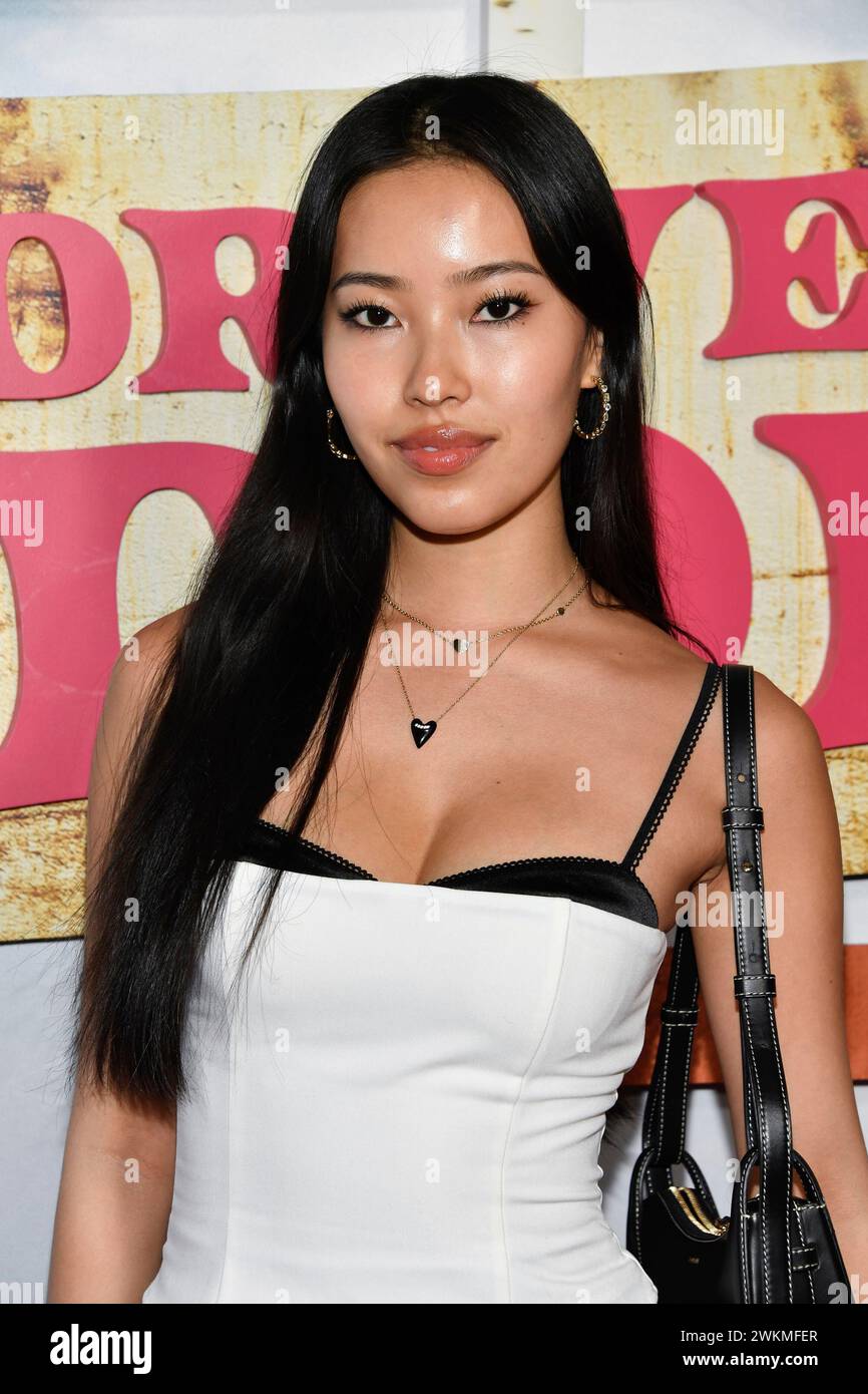 Marissa Ren attends the premiere of "Drive-Away Dolls" at AMC Lincoln ...