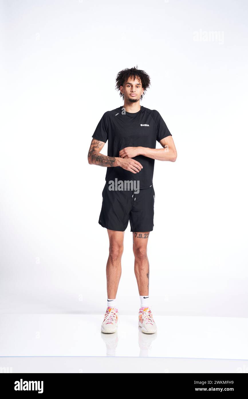 Dallas Mavericks center Dereck Lively II poses for a portrait on July ...