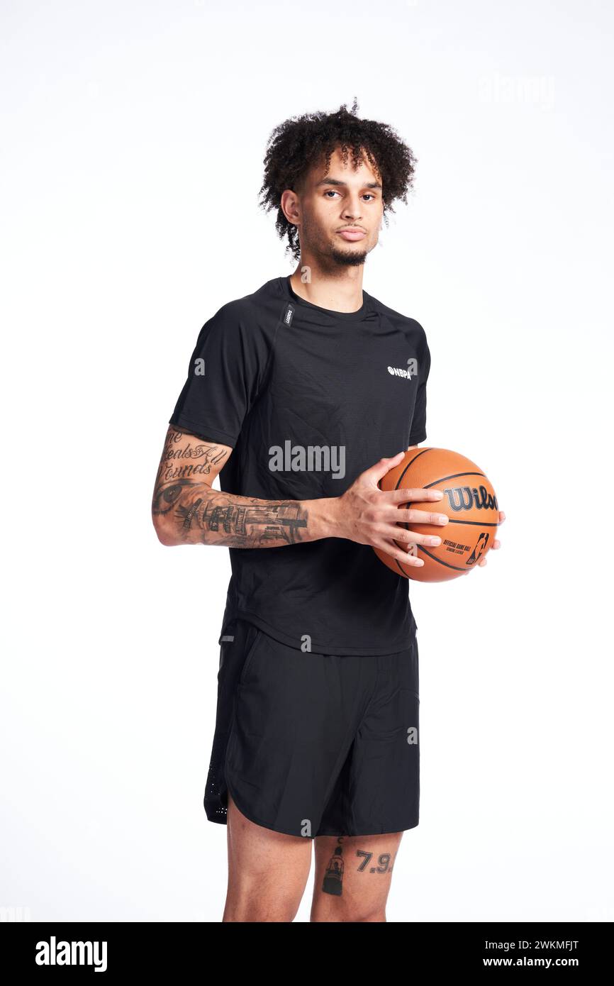 Dallas Mavericks center Dereck Lively II poses for a portrait on July ...