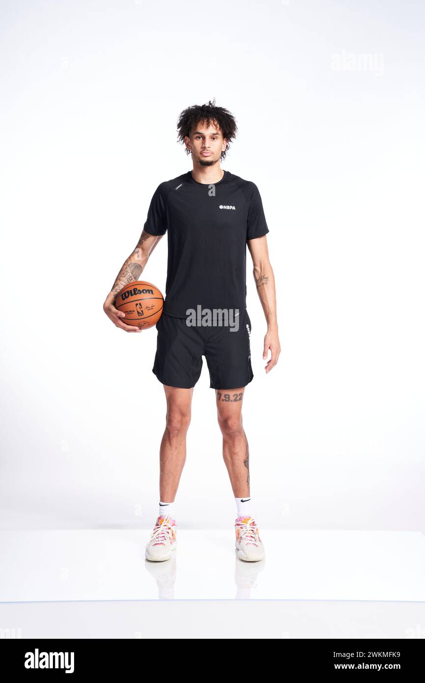 Dallas Mavericks center Dereck Lively II poses for a portrait on July ...