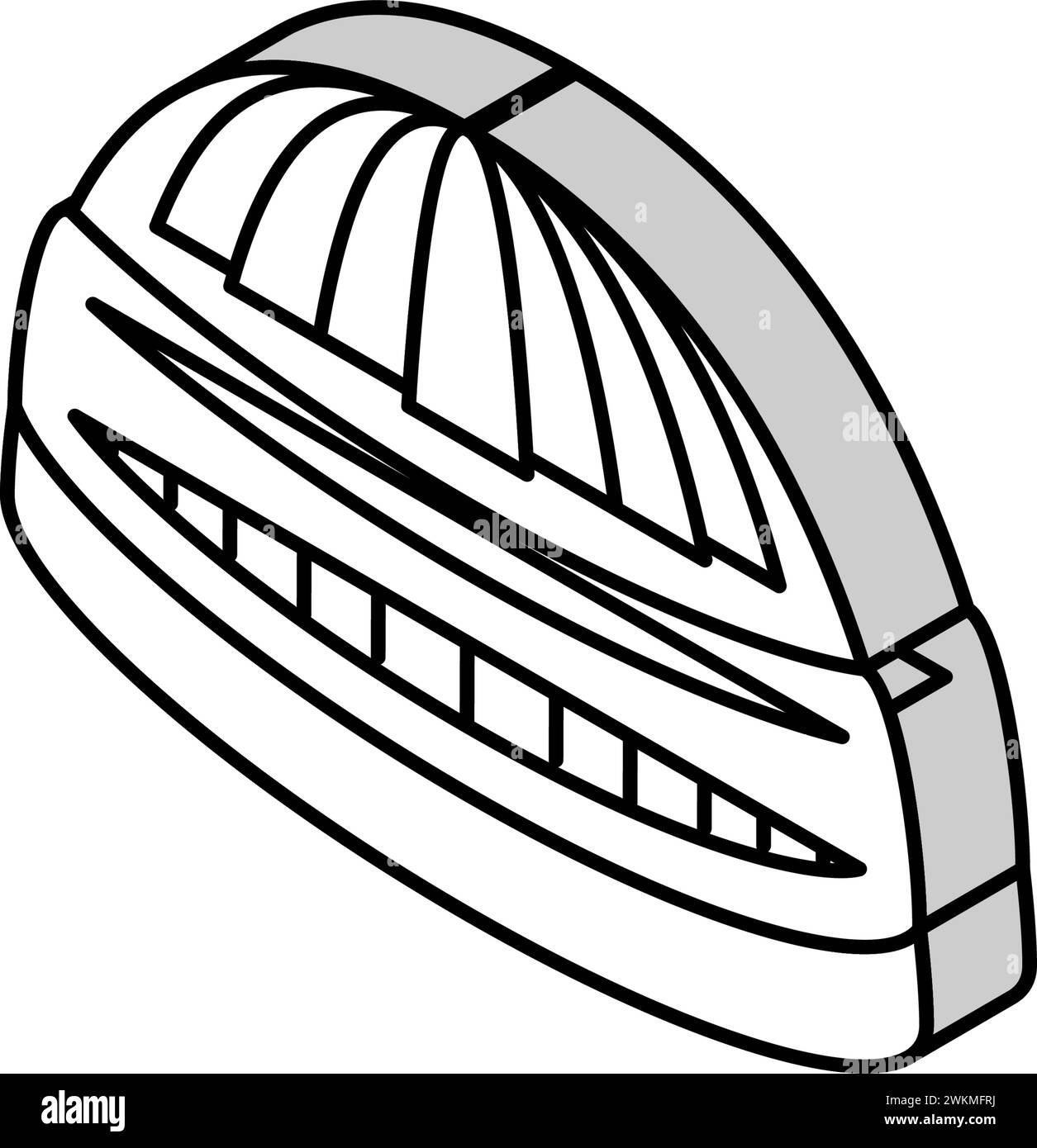 muslim prayer cap kufi isometric icon vector illustration Stock Vector ...