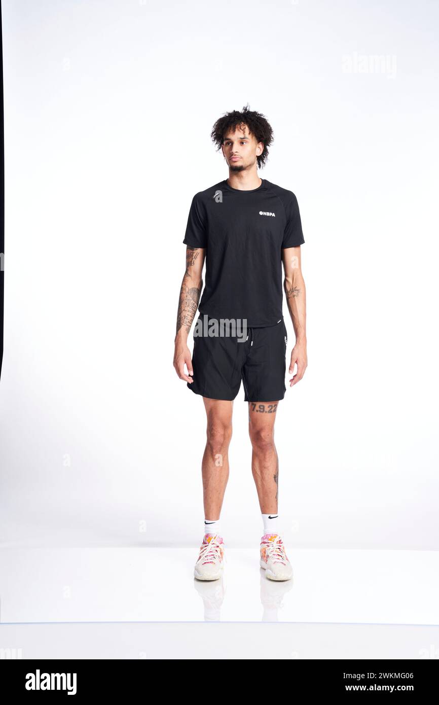 Dallas Mavericks center Dereck Lively II poses for a portrait on July ...