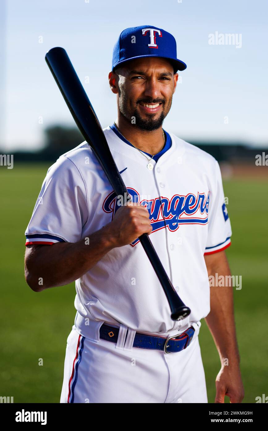 SURPRISE, AZ - FEBRUARY 20: Infielder Marcus Semien (2) poses for a ...