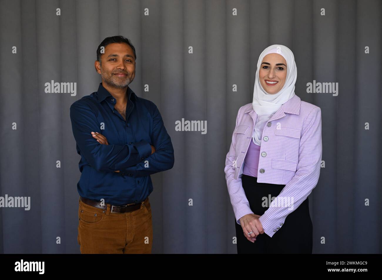 Melbourne, Australia. 13th Feb, 2024. Founder of Utopia Refugee Health Dr Lester Mascarenhas ...