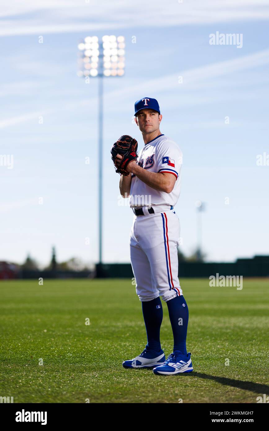 SURPRISE, AZ - FEBRUARY 20: Pitcher David Robertson (37) poses for a ...