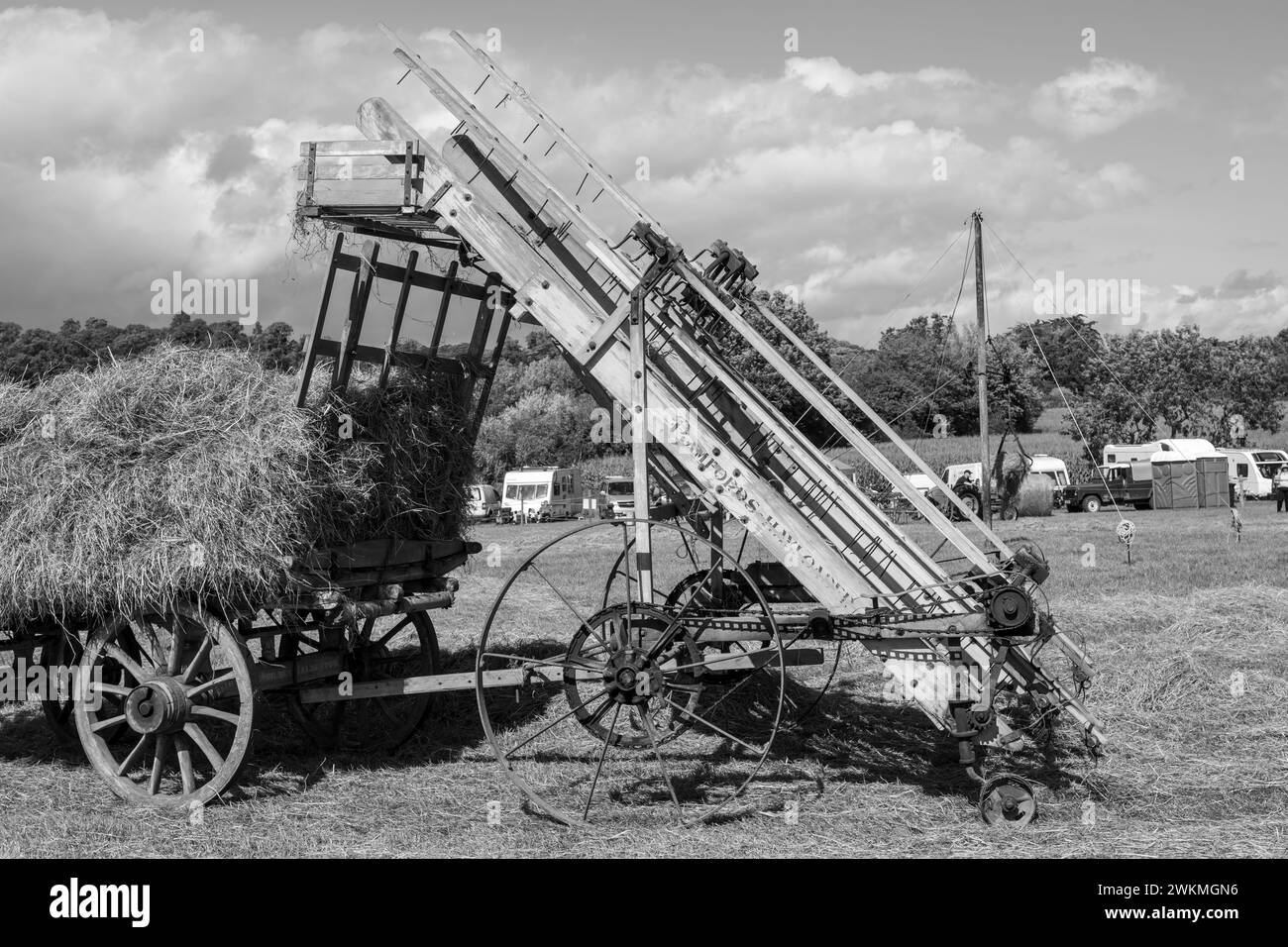 Antique hay loader hi-res stock photography and images - Alamy