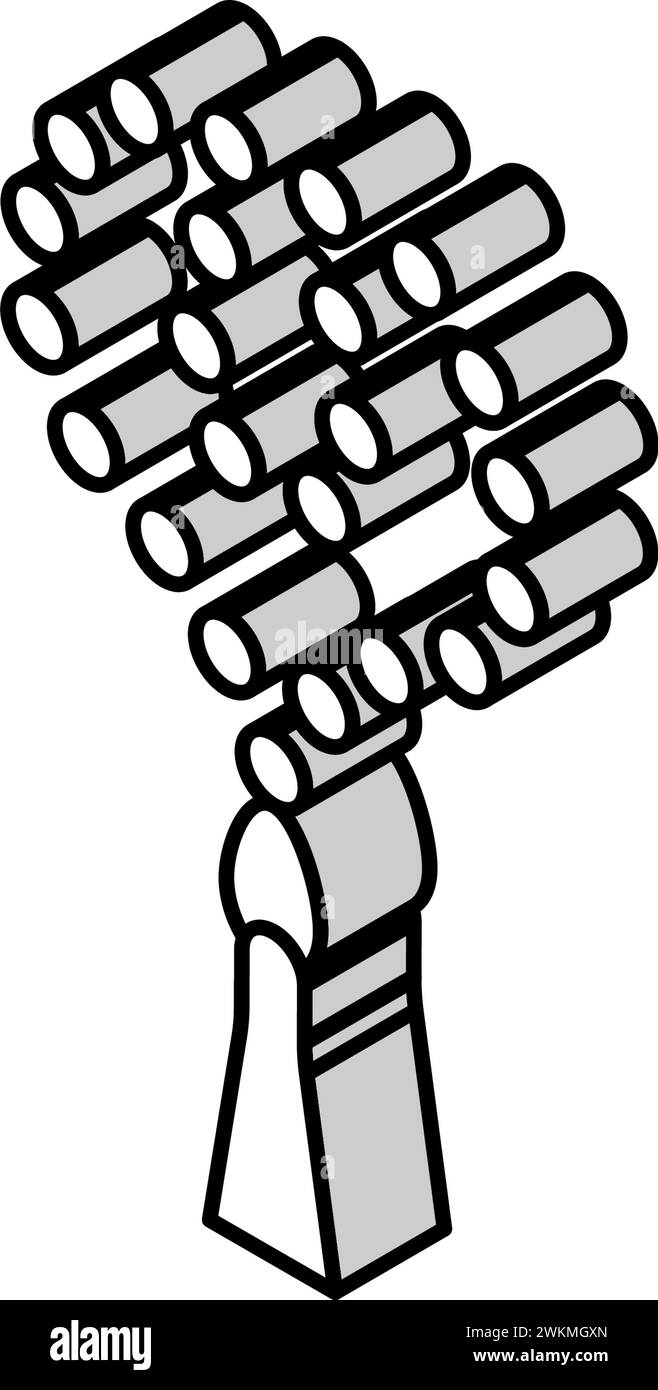 prayer beads misbaha isometric icon vector illustration Stock Vector ...