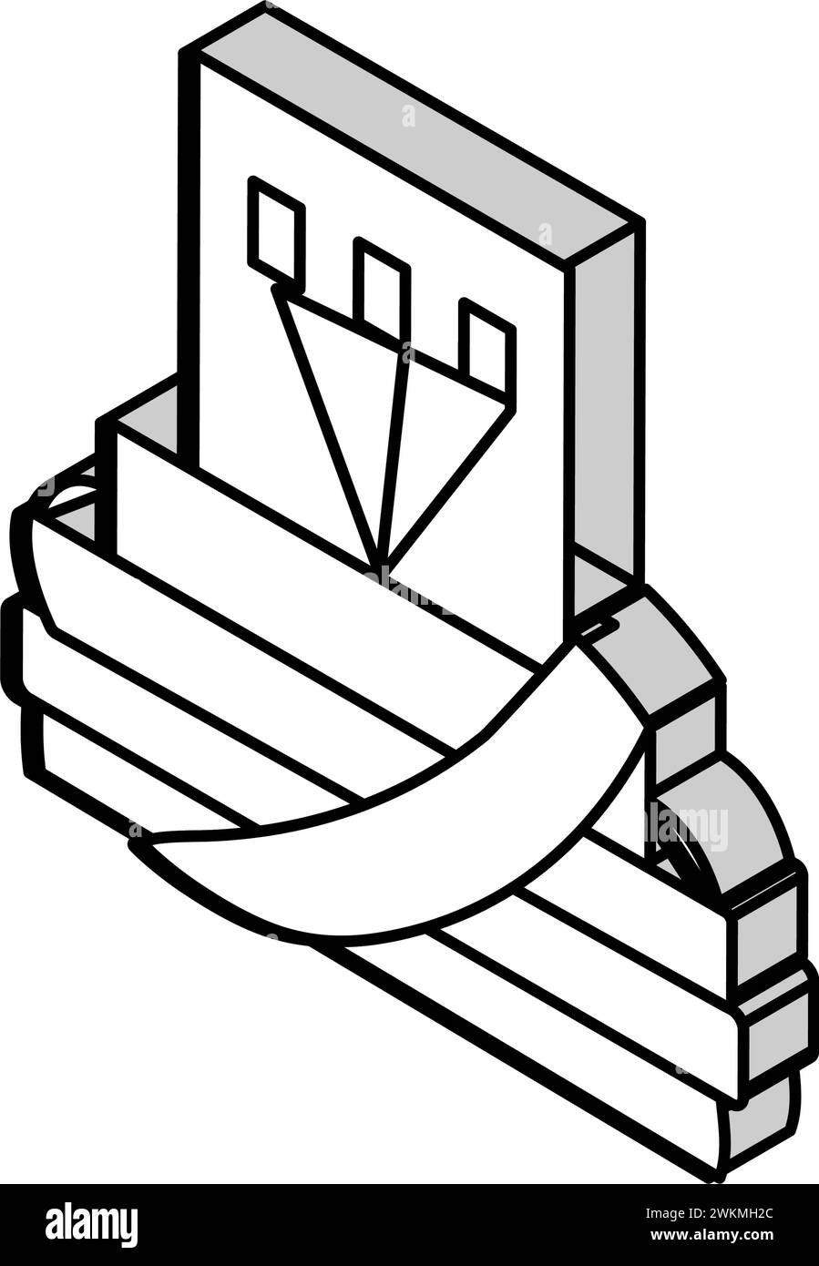 tefillin phylacteries isometric icon vector illustration Stock Vector ...