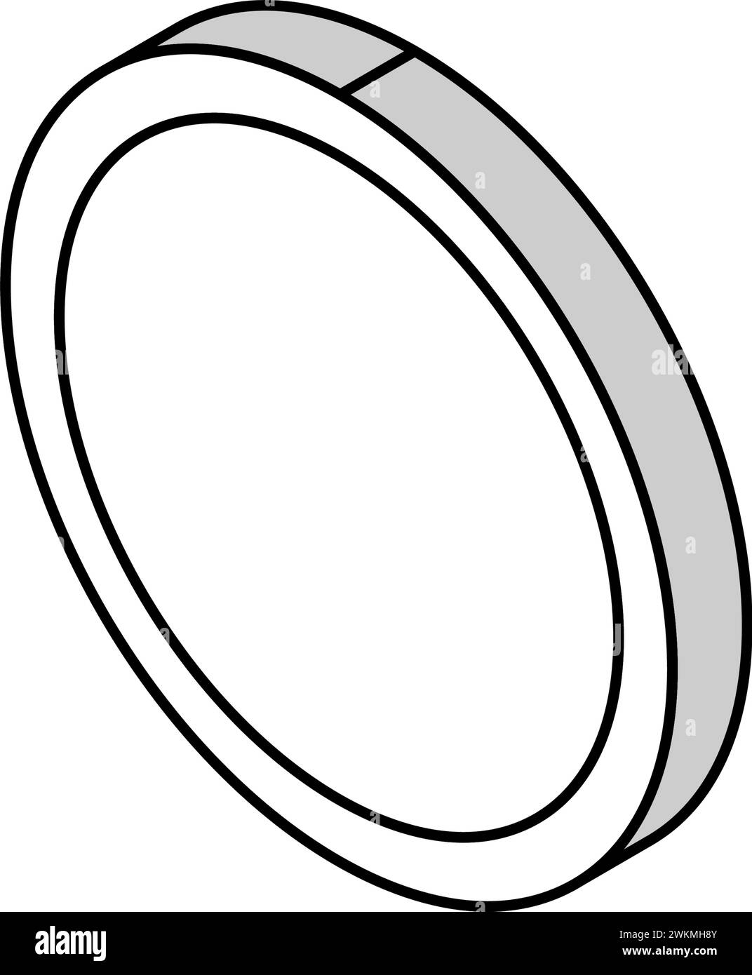 yata mirror shintoism isometric icon vector illustration Stock Vector ...