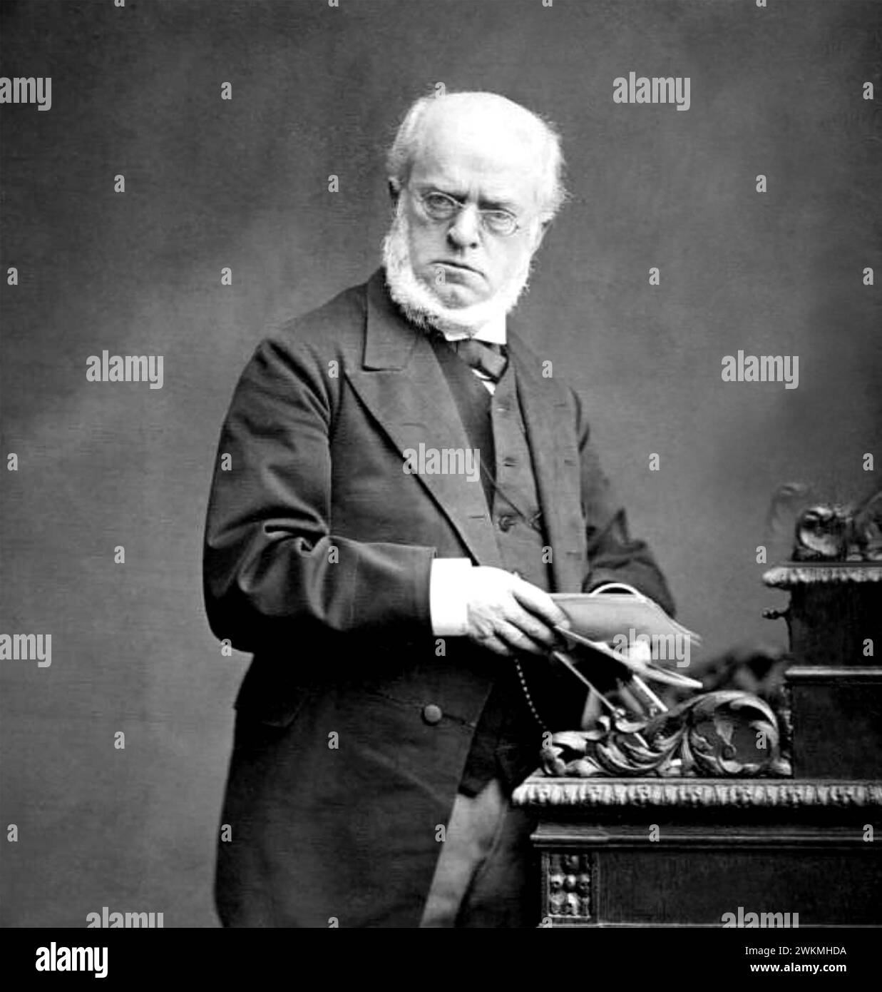 ADOLPH MENZEL (1815-1905) German Realist artist in 1900 Stock Photo - Alamy