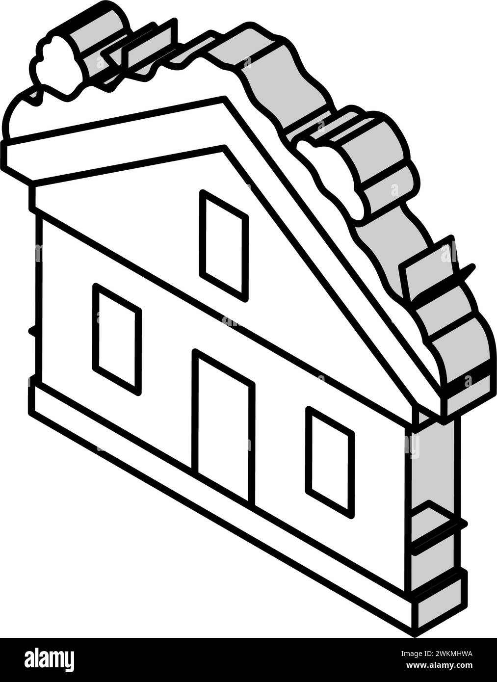 Glass roof plant Stock Vector Images - Alamy