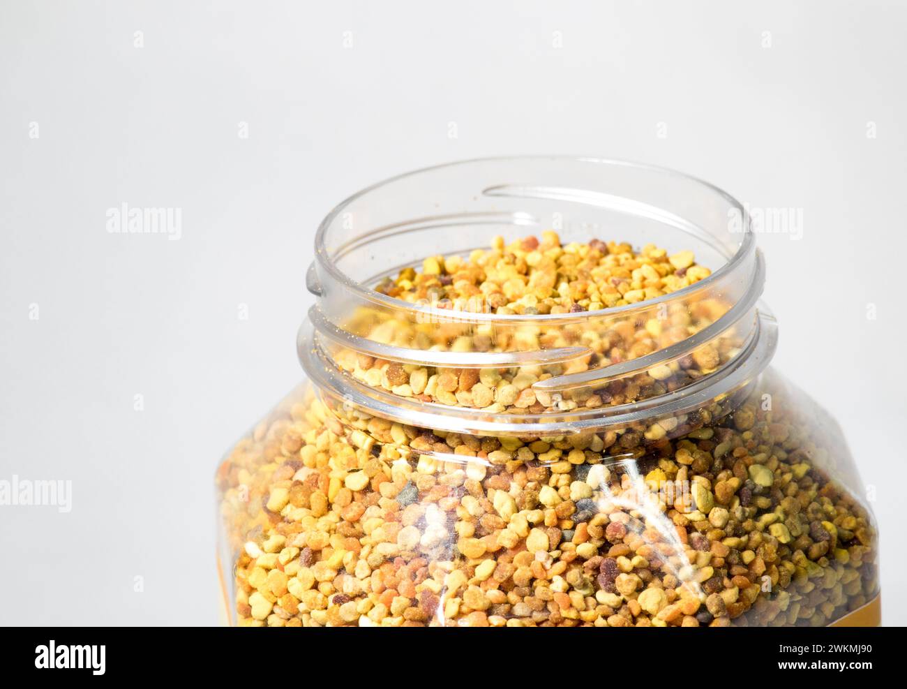 Raw pollen grain isolated on white Stock Photo - Alamy