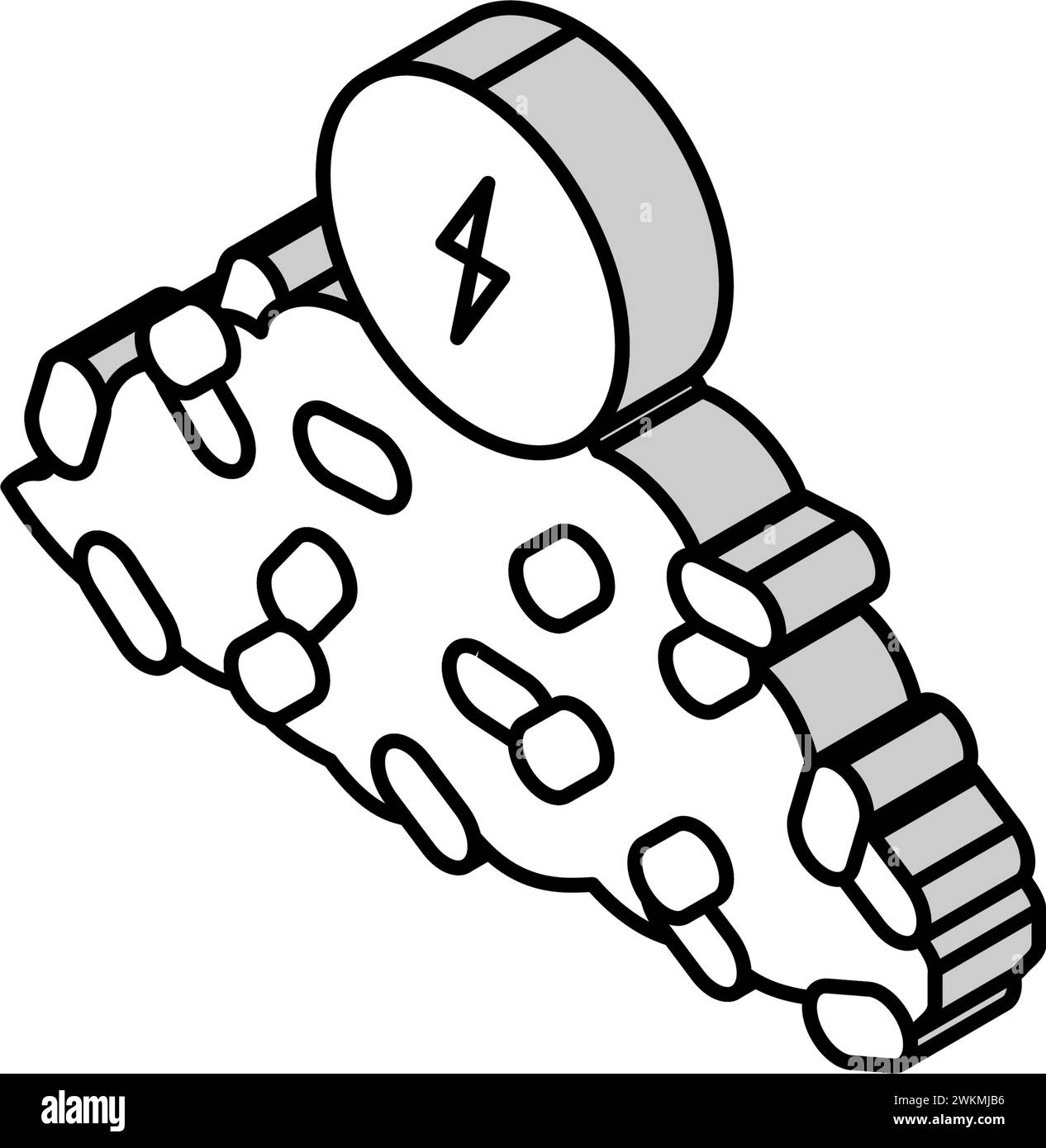 biomass energy environmental isometric icon vector illustration Stock ...
