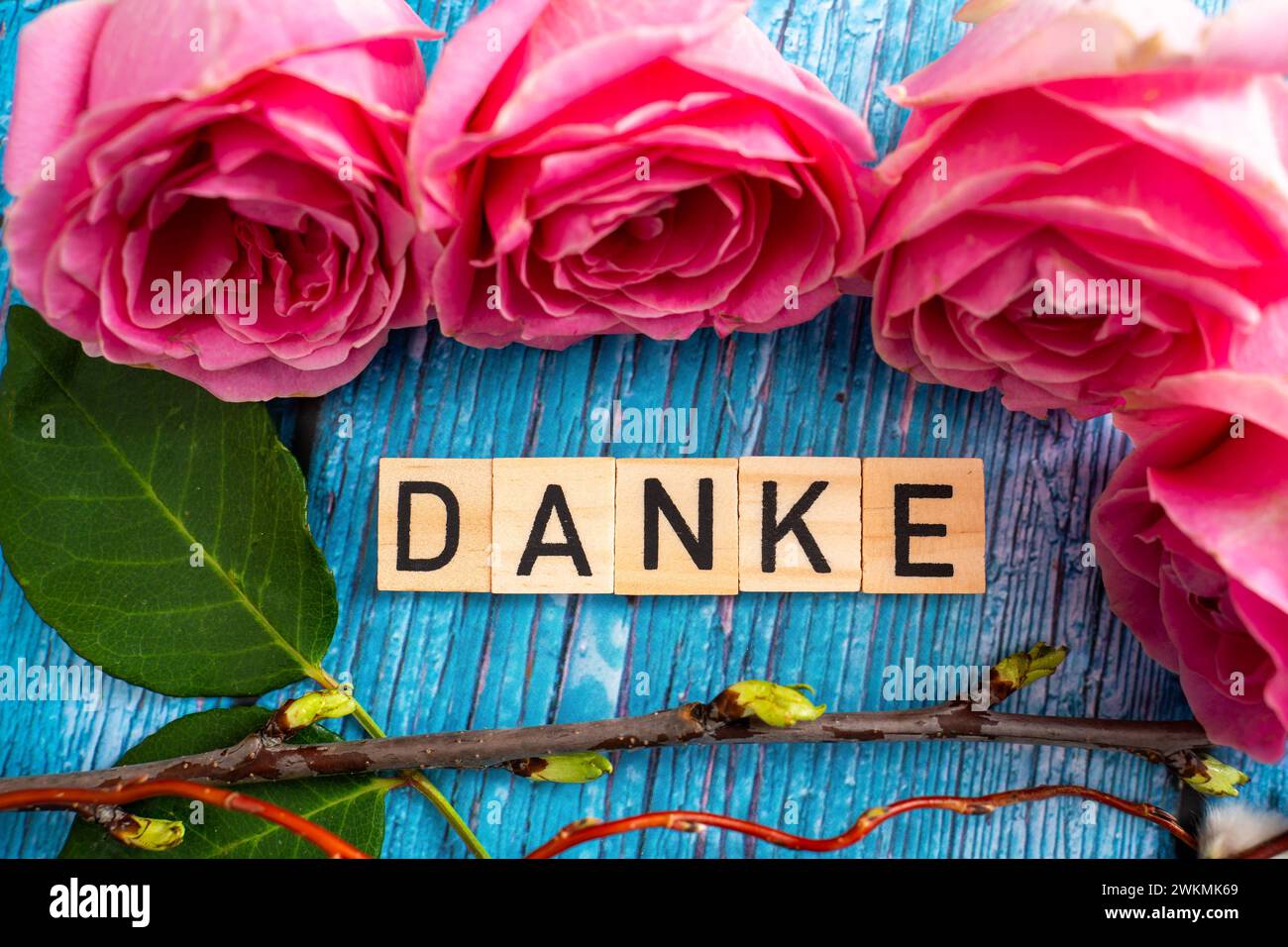 Augsburg, Bavaria, Germany - February 21, 2024: Thank you, greeting on ...