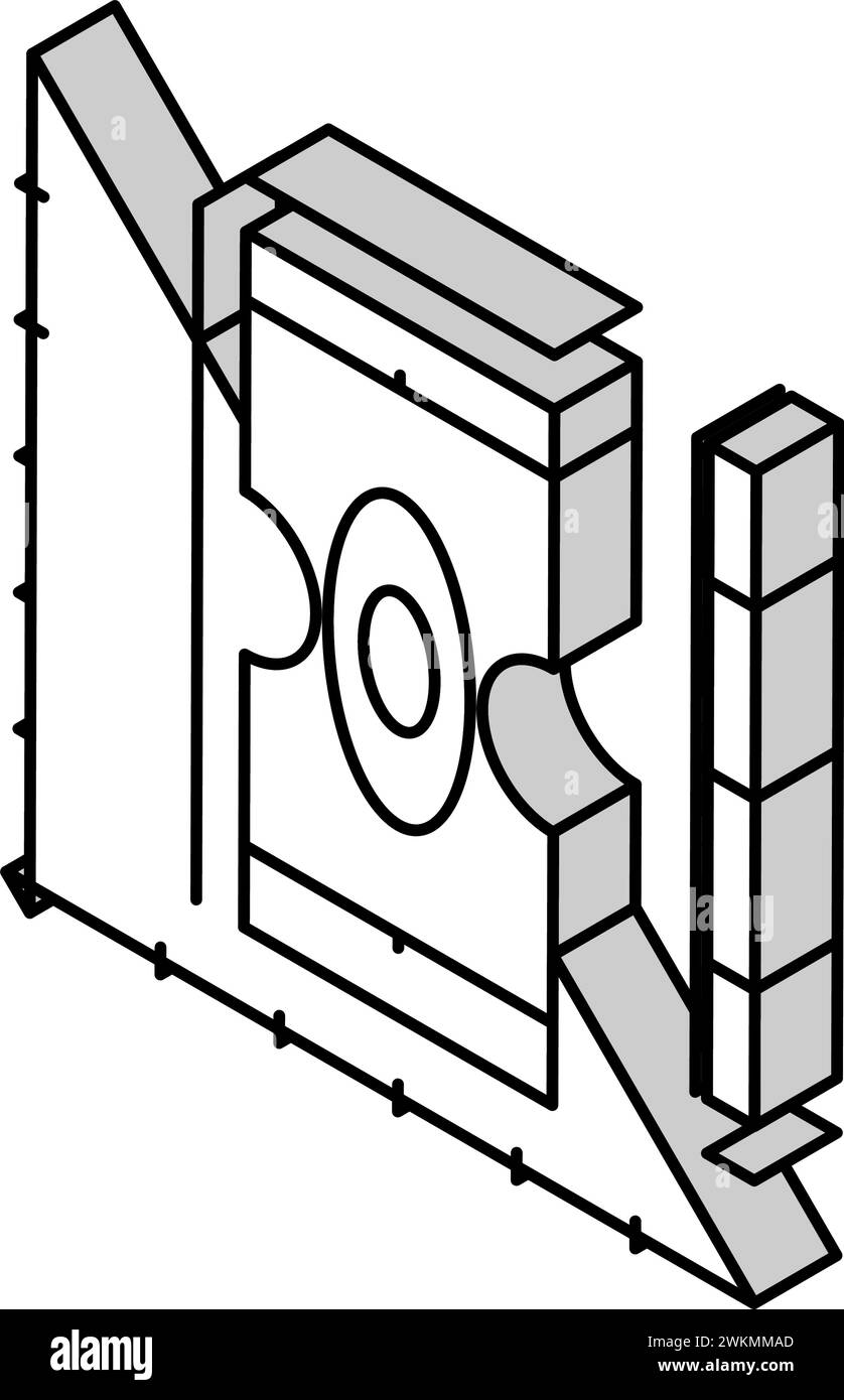 finite element analysis mechanical engineer isometric icon vector ... finite element analysis mechanical engineer isometric icon vector ...