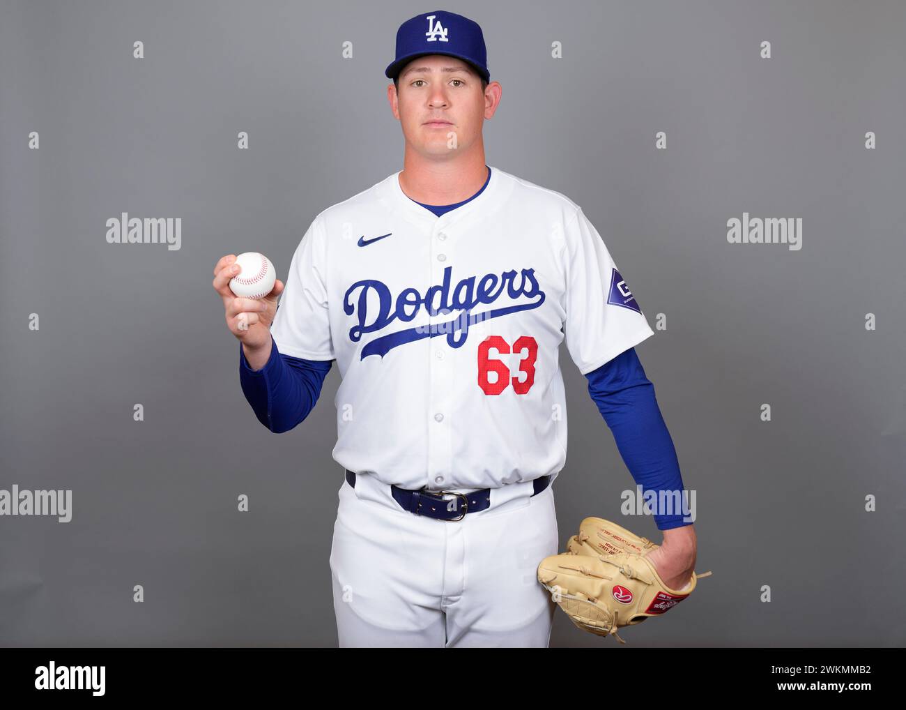 This is a 2024 photo of pitcher Kyle Hurt of the Los Angeles Dodgers ...