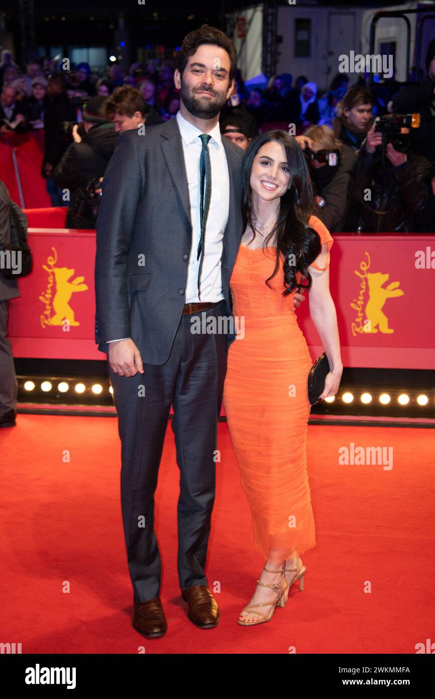 Berlin, Germany. 21st Feb, 2024. Michael Parets and Emily Gutowski ...