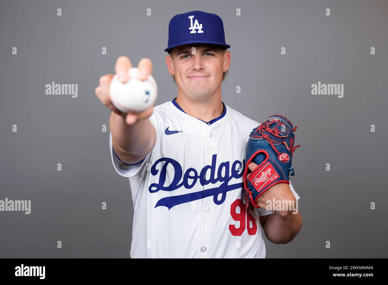 This is a 2024 photo of pitcher Landon Knack of the Los Angeles Dodgers ...