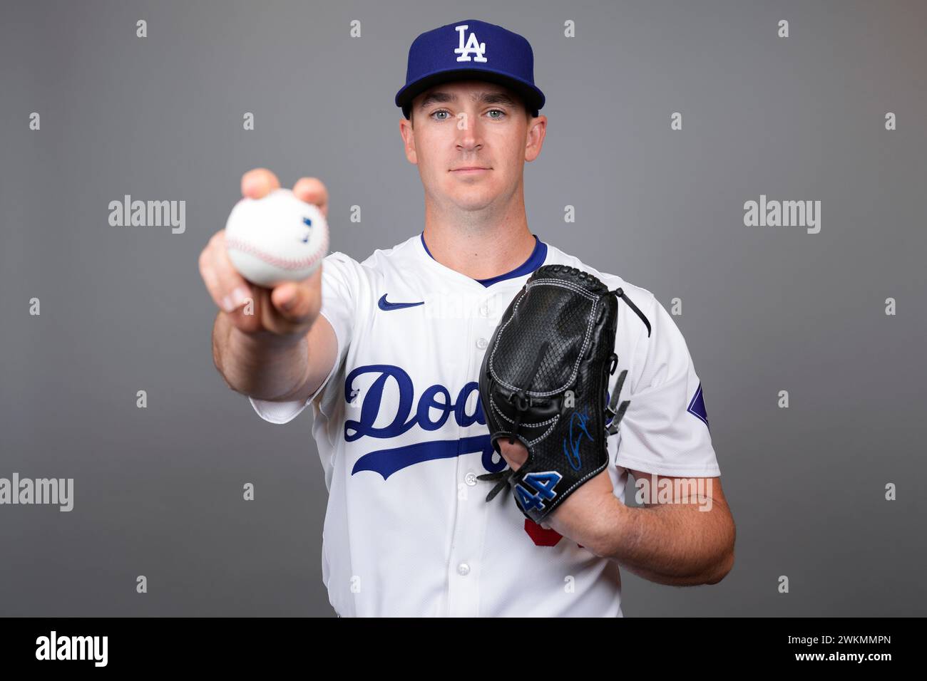 This is a 2024 photo of pitcher Evan Phillips of the Los Angeles ...