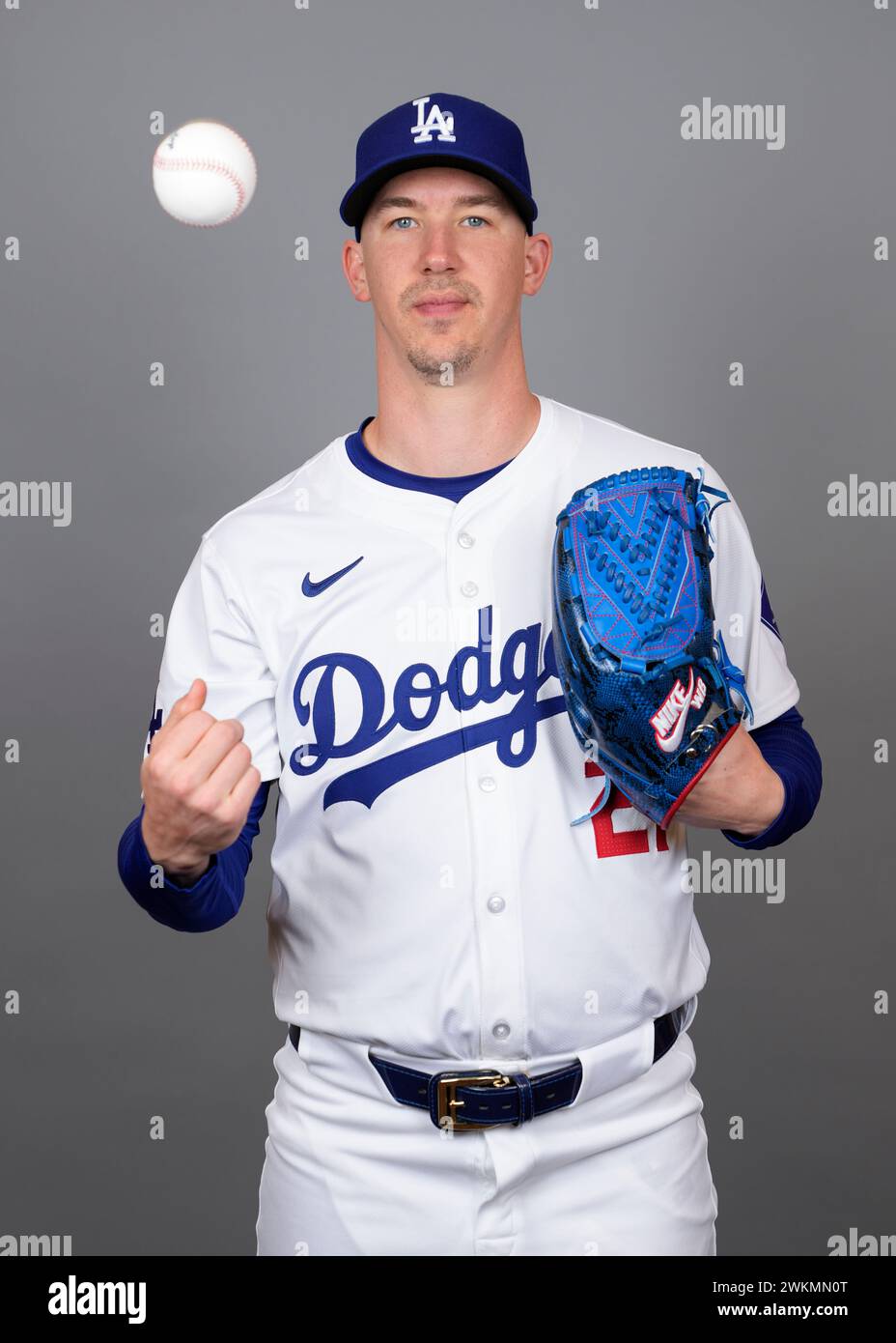 This is a 2024 photo of pitcher Walker Buehler of the Los Angeles ...
