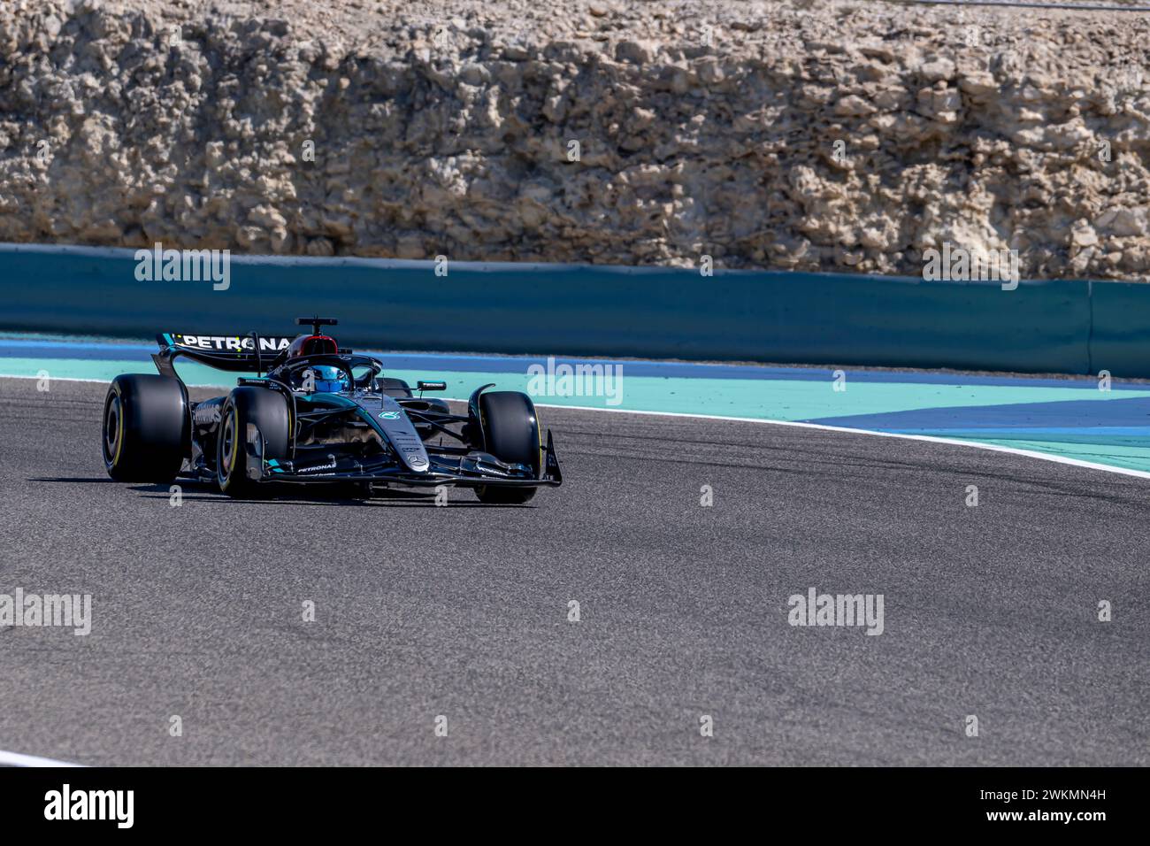 Sakhir, Bahrain, February 21, George Russell, from the United Kingdom ...