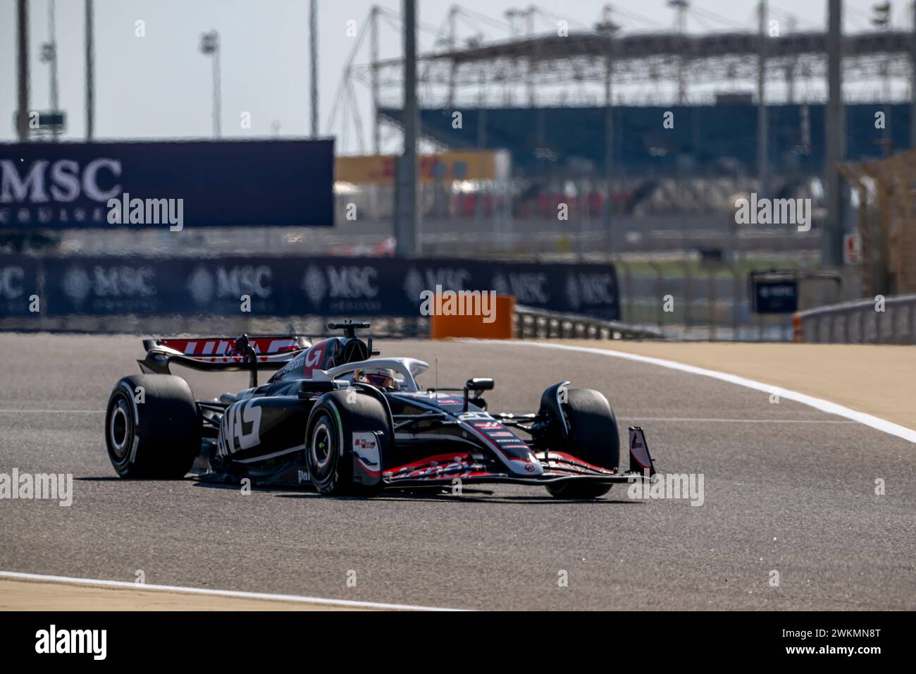 Sakhir, Bahrain, February 21, Kevin Magnussen, from Denmark competes ...