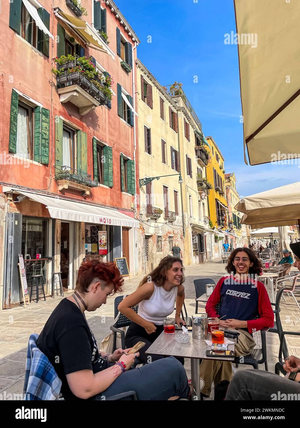 Aperitif time in Venice, Italy which draws travelers from around the ...