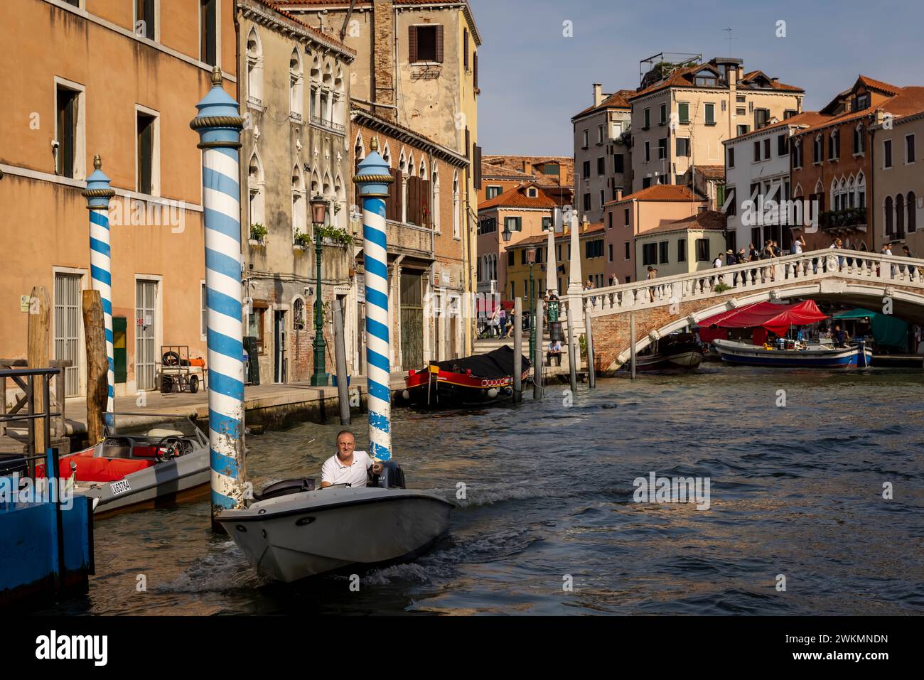 Life on the Grand Canal in Venice, Italy which draws travelers from ...