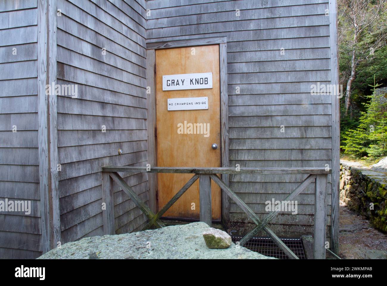 Gray Knob Cabin in the Northern Presidential Range in the White ...