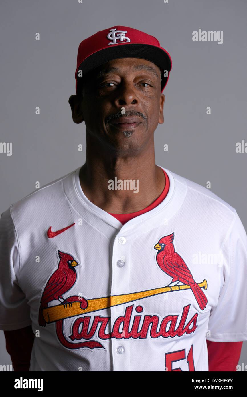 This is a 2024 photo of Willie McGee of the St. Louis Cardinals ...